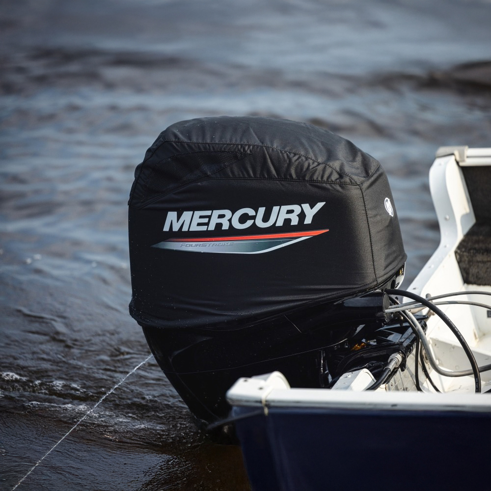 Mercury Breathable Engine Cover - 150HP 4 Stroke - Black | Sea Ray ...